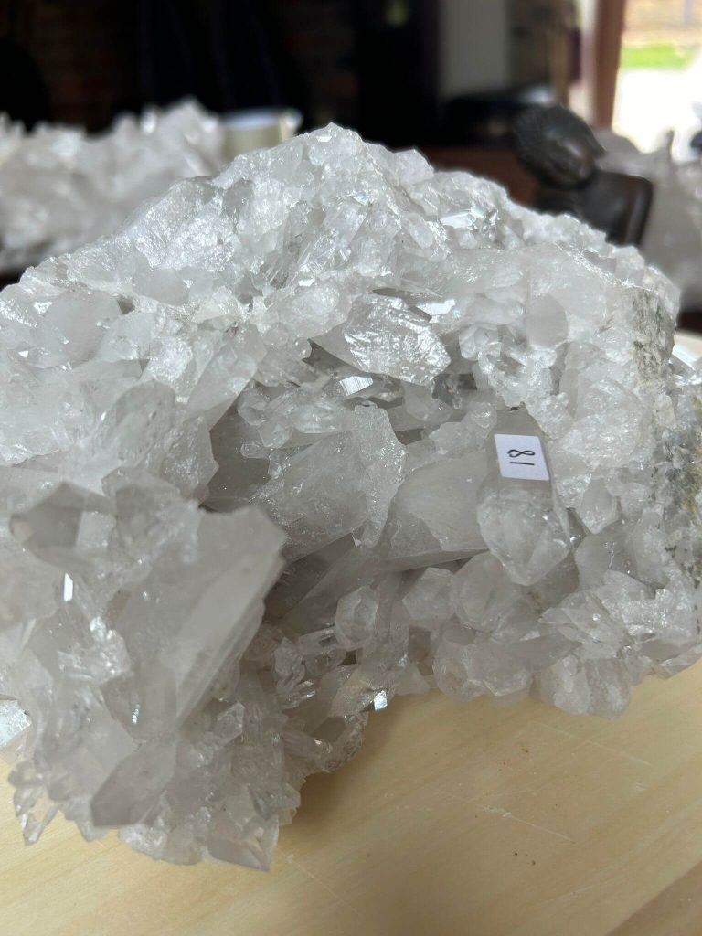 HUGE Clear White Rock Crystal Cluster 3.340kg