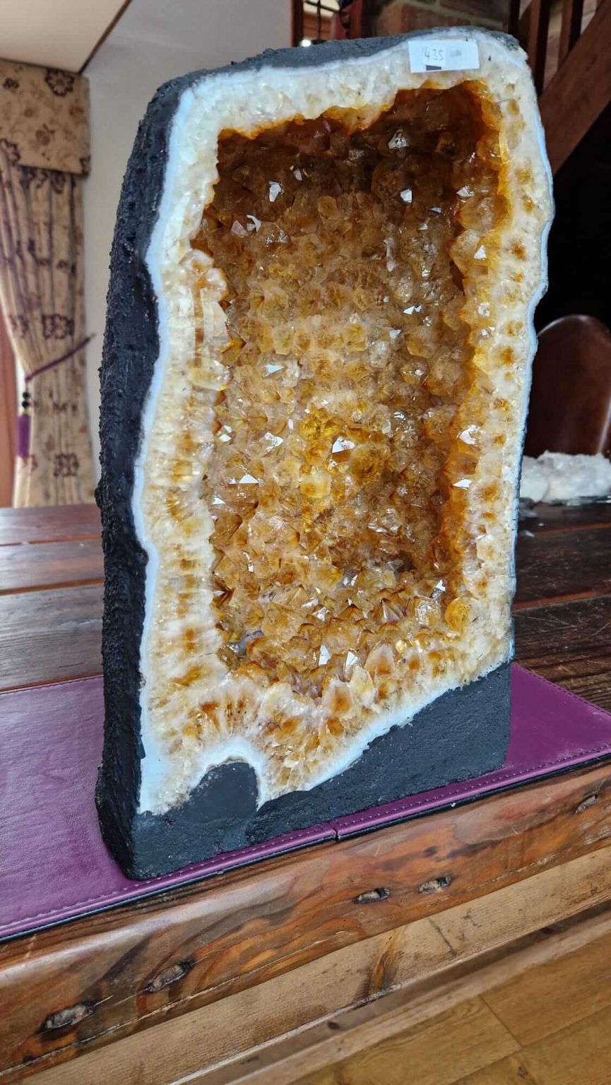 Citrine Geode Crystal Cluster Druzy Premium 21.05kg