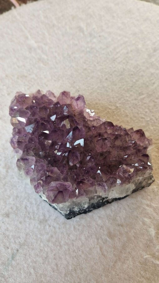 Large High Grade Amethyst Raw Druzy Cluster Piece